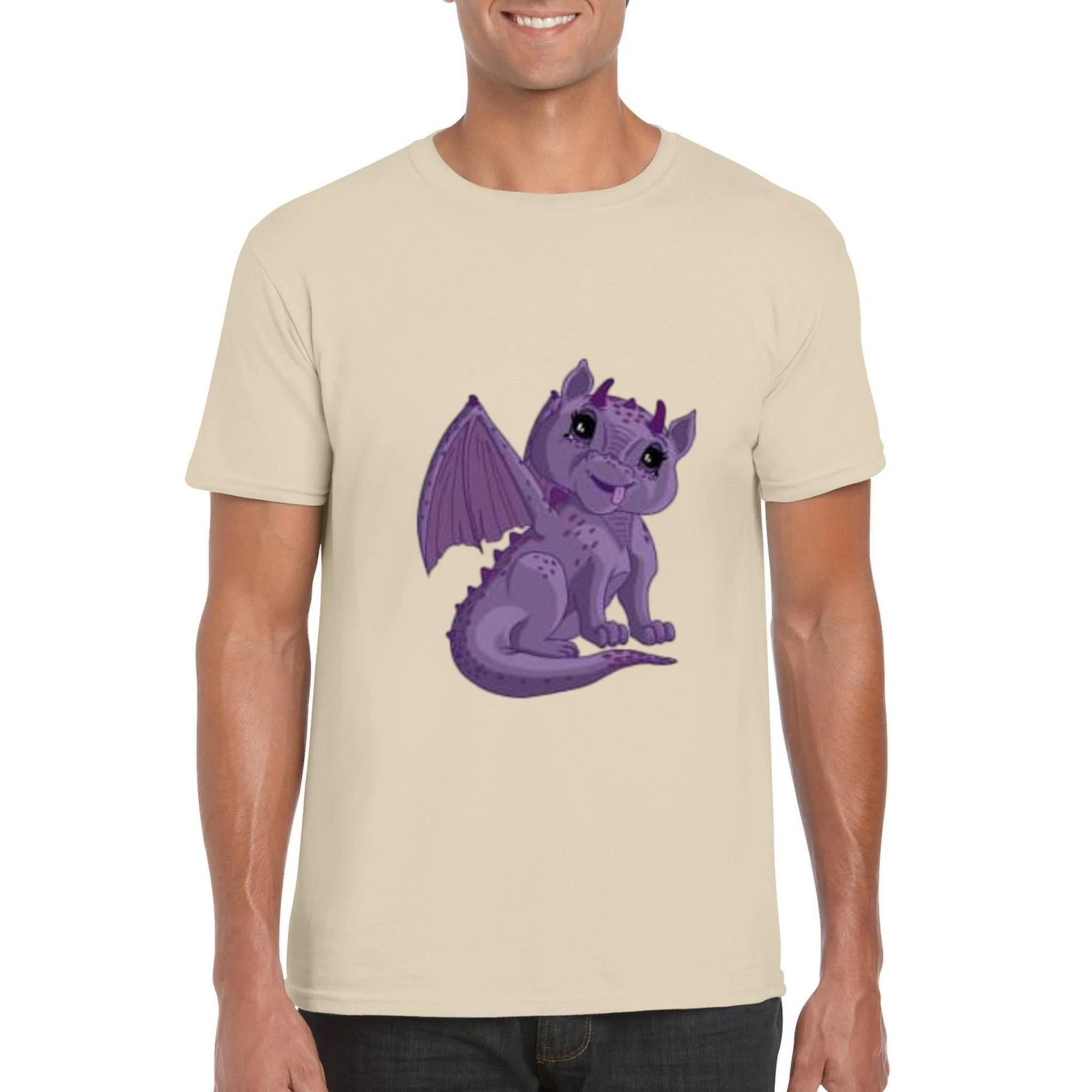 Dragon Whelp Mythical Creature Fantasy Baby Young Cute Art T-Shirt, for ...