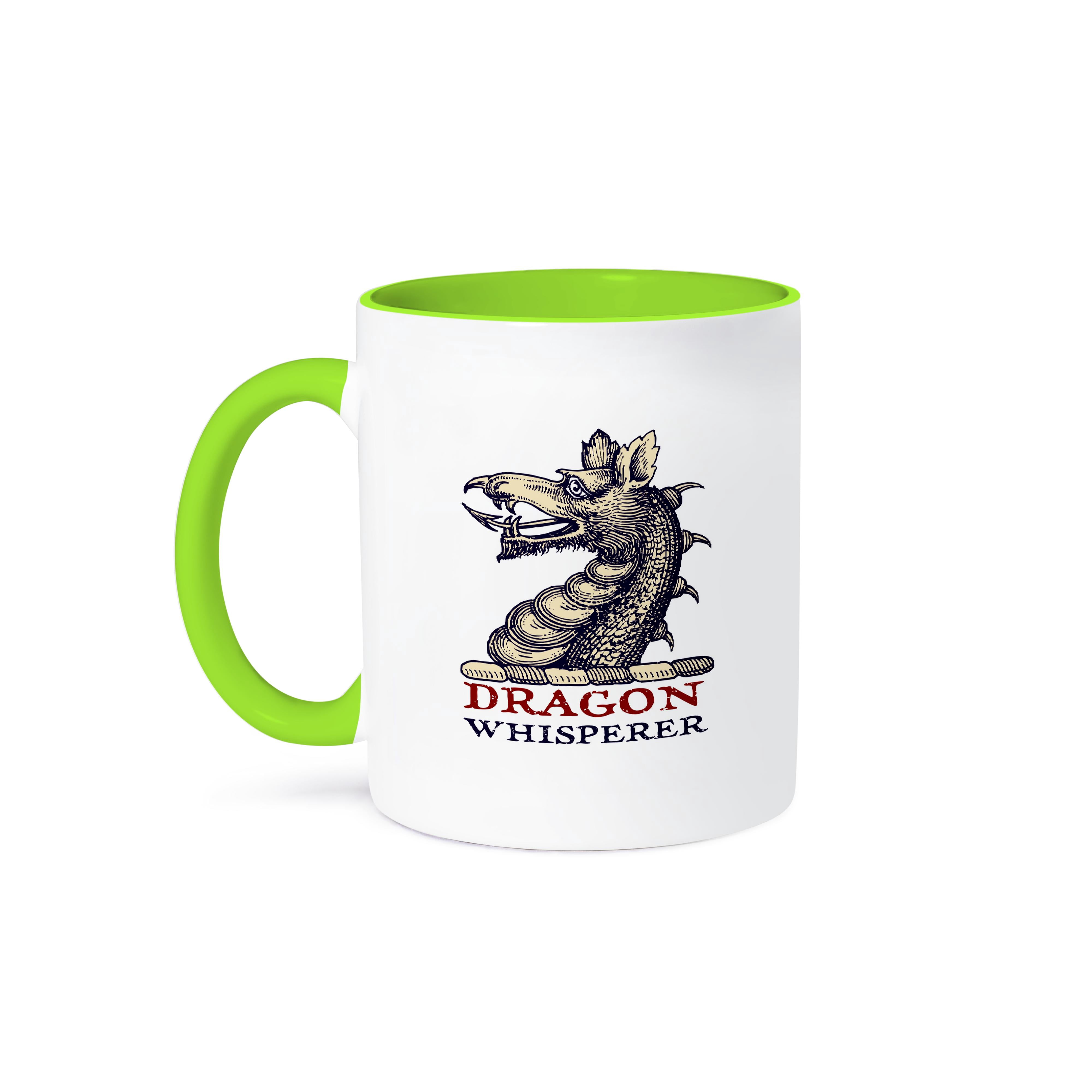 3dRose, Dragon Whisperer- Cool Heraldic Dragon with Text in Red White ...