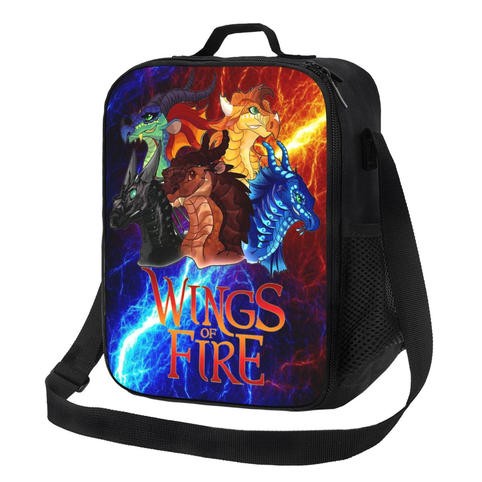 Dragon Wing Of Fire Lunch Bag Portable Tote Bag Insulated Lunch Box ...