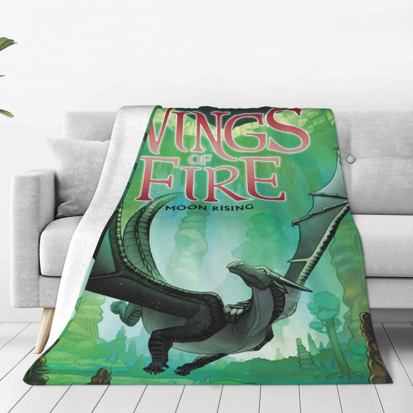 Dragon Wings Of Fire Fleece Blanket Super Soft Cozy Throw Blanket Fuzzy ...