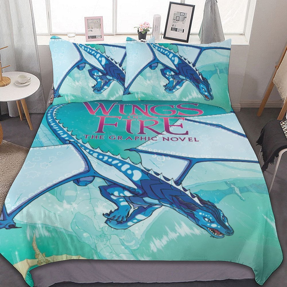 Dragon Wings Of Fire 3-Piece Bedding Set Duvet Cover Set Soft Warm And ...