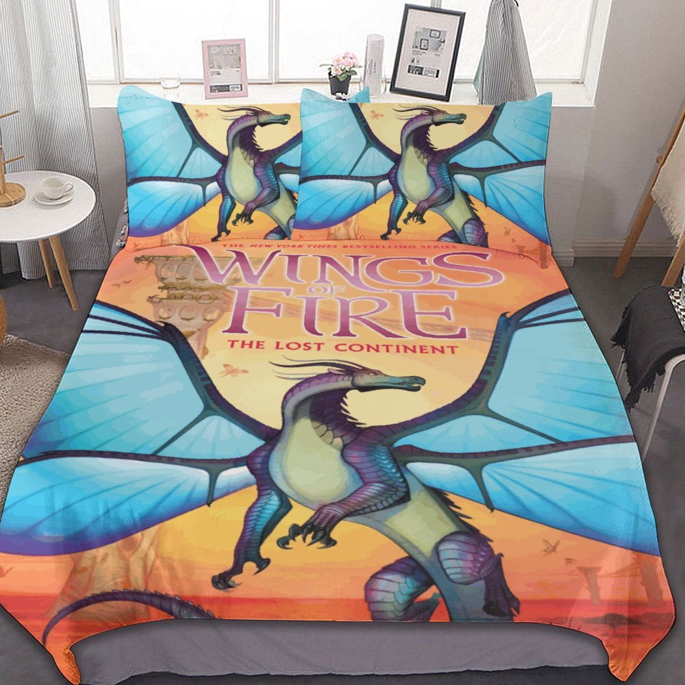 Dragon Wings Of Fire 3-Piece Bedding Set Duvet Cover Set Soft Warm And ...