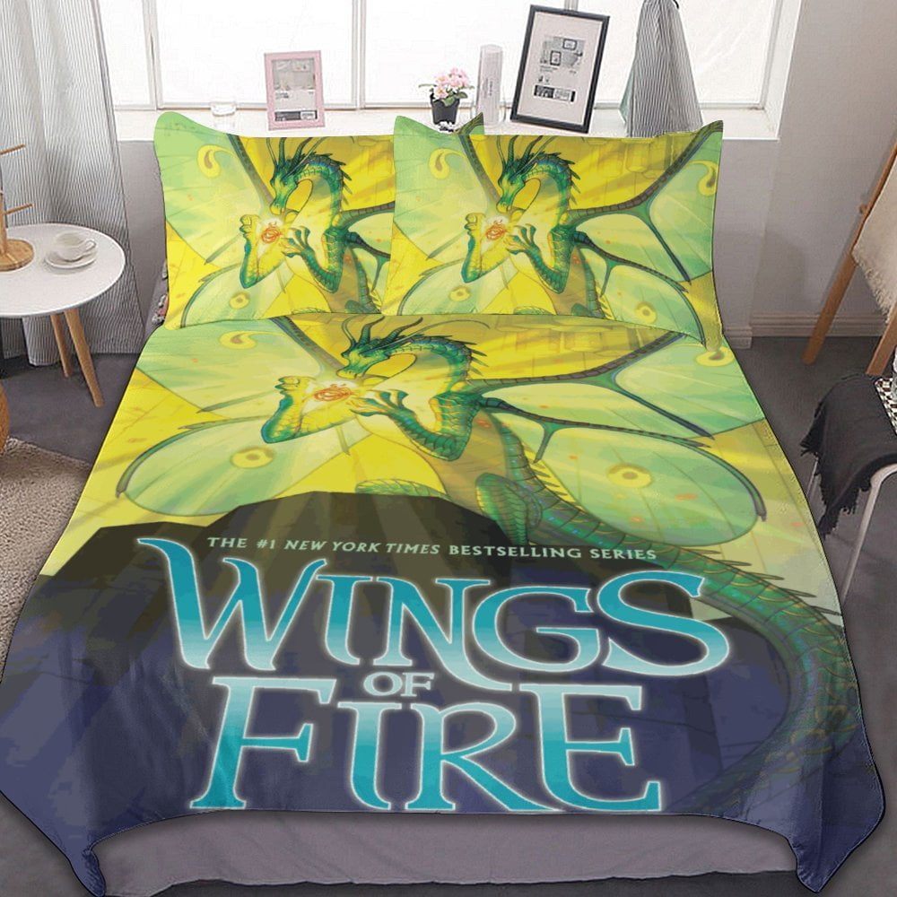 Dragon Wings Of Fire 3-Piece Bedding Set Duvet Cover Set Soft Warm And ...