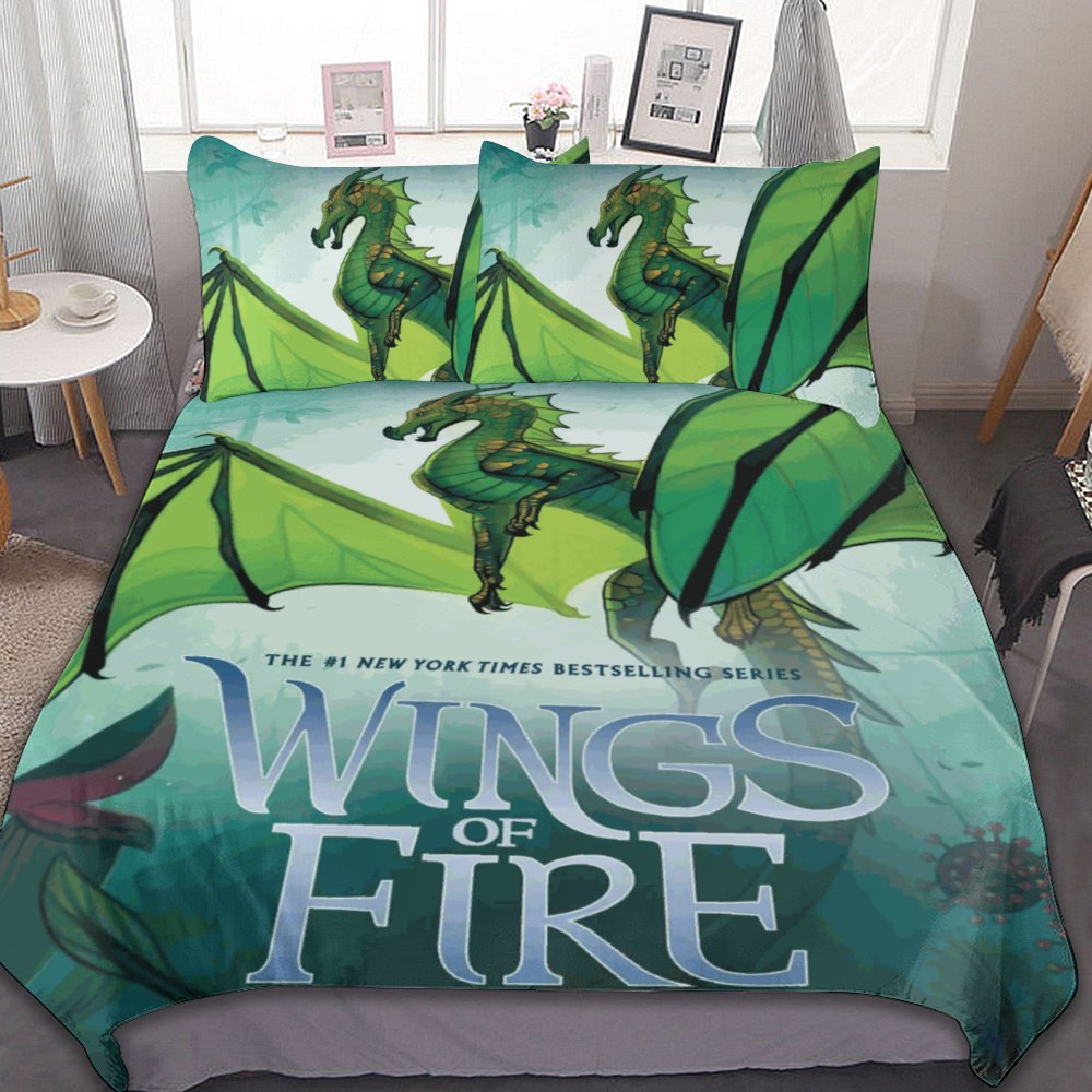 Dragon Wings Of Fire 3-Piece Bedding Set Duvet Cover Set Soft Warm And ...