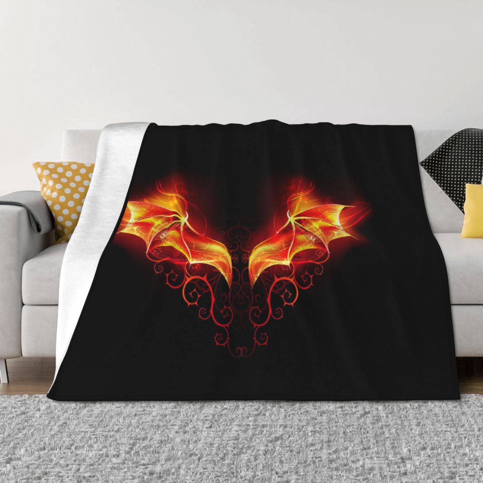 Dragon Wings Of Fire Blanket Cozy Soft Fleece Flannel Bed Blanket All ...