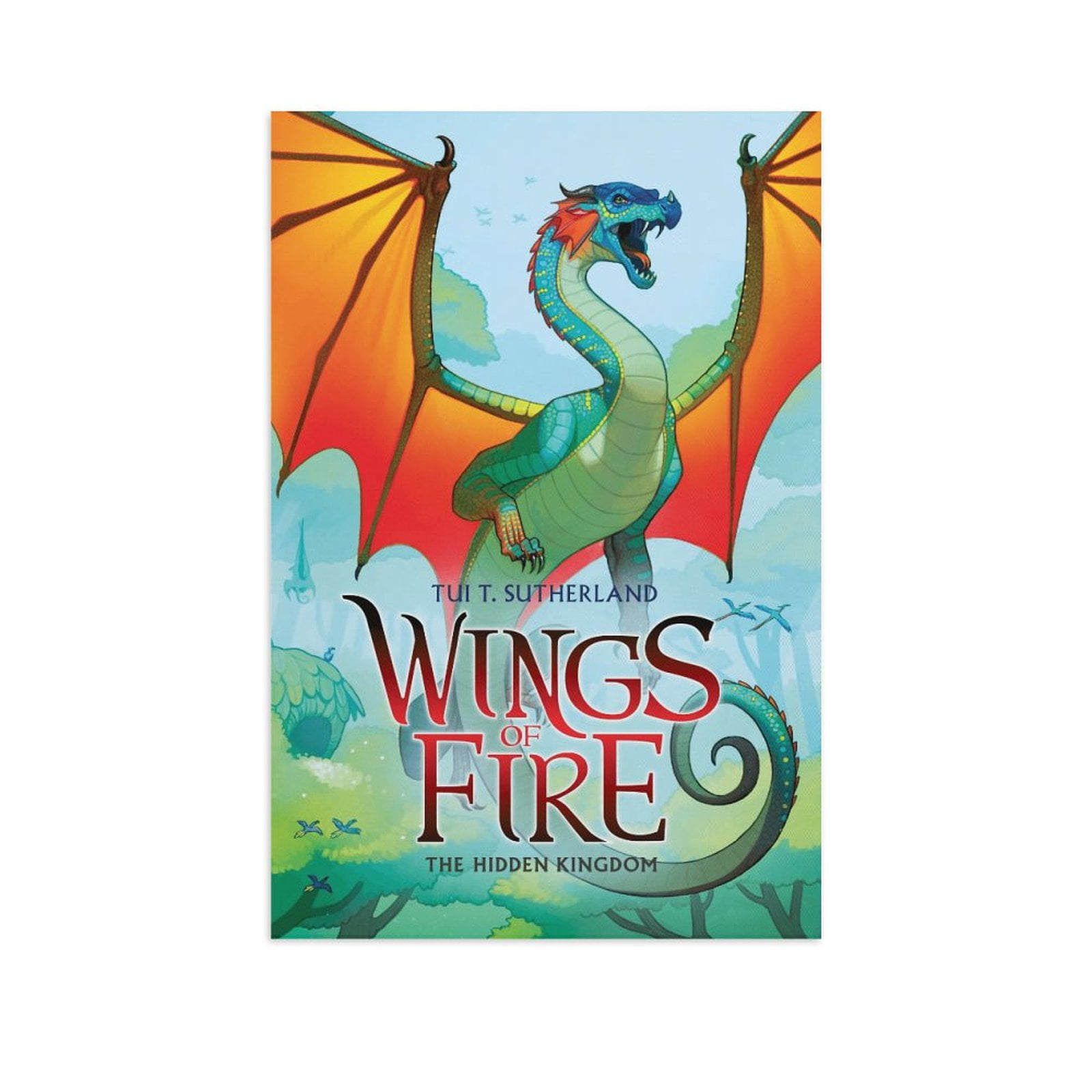Dragon Wings Of Fire Canvas Wall Art Painting Artwork Picutures Wall Decor for Home Decorations ...