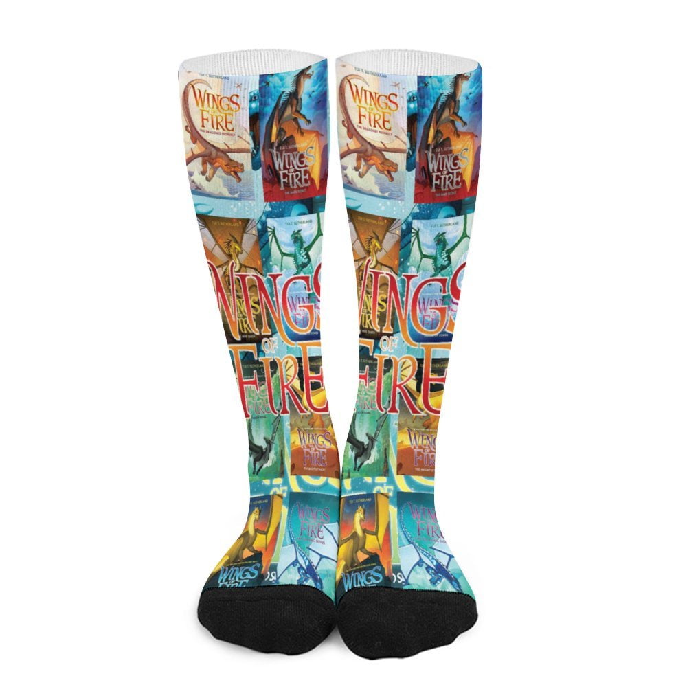 Dragon Wings Of Fire Compression Socks For Women And Men Support Knee ...