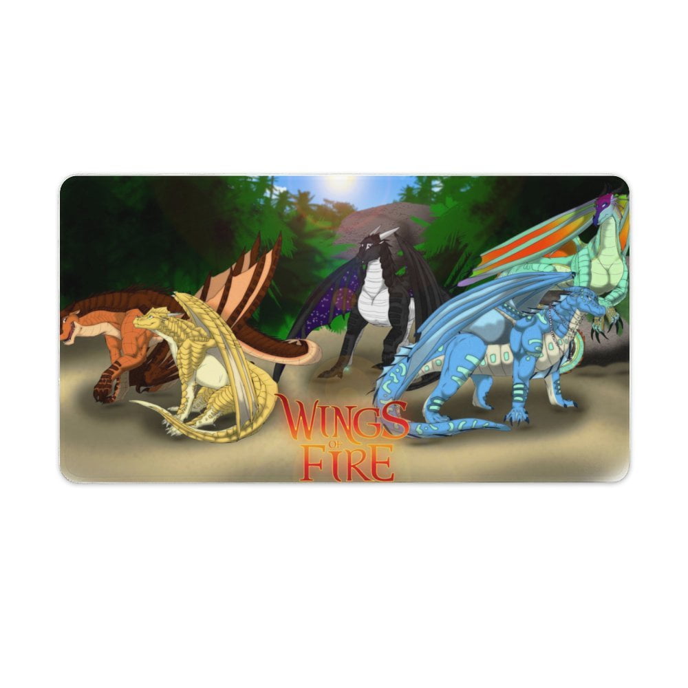 Dragon Wings Of Fire Desk Pad Mouse Pad, Large Gaming Mouse Mat with ...