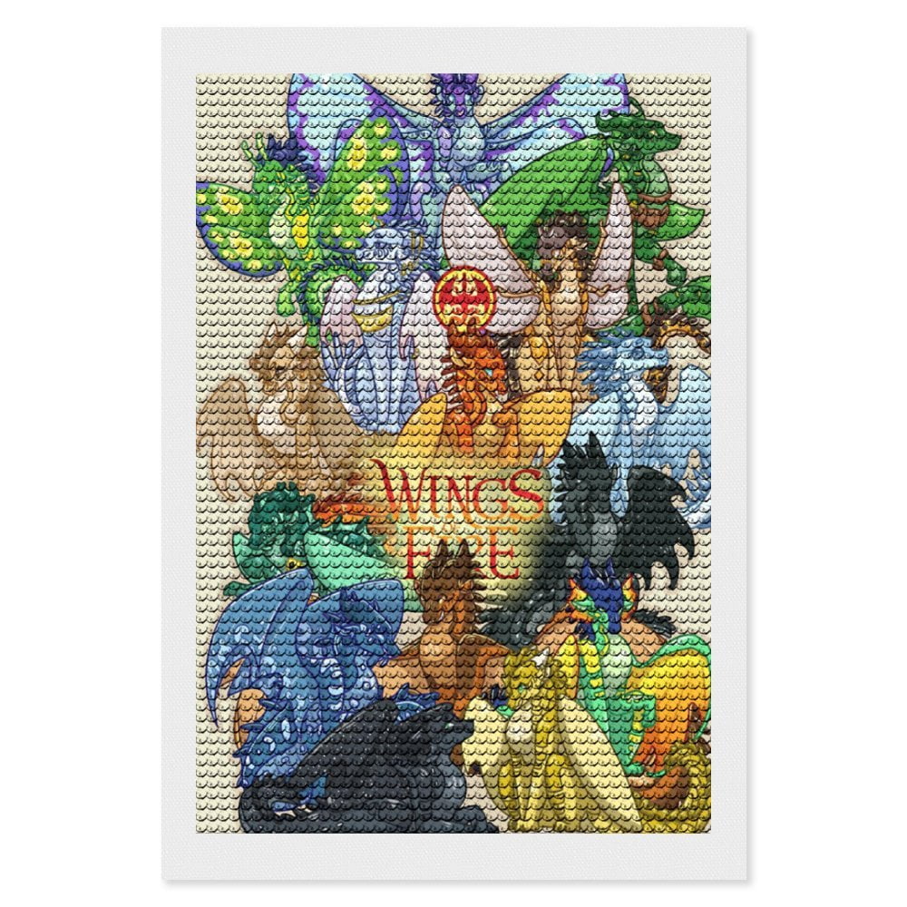 Dragon Wings Of Fire Diamond Painting Kits for Adults Diamond Art Gem ...