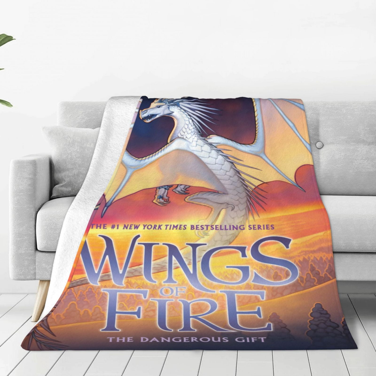 Dragon Wings Of Fire Fleece Blanket Super Soft Cozy Throw Blanket Fuzzy ...