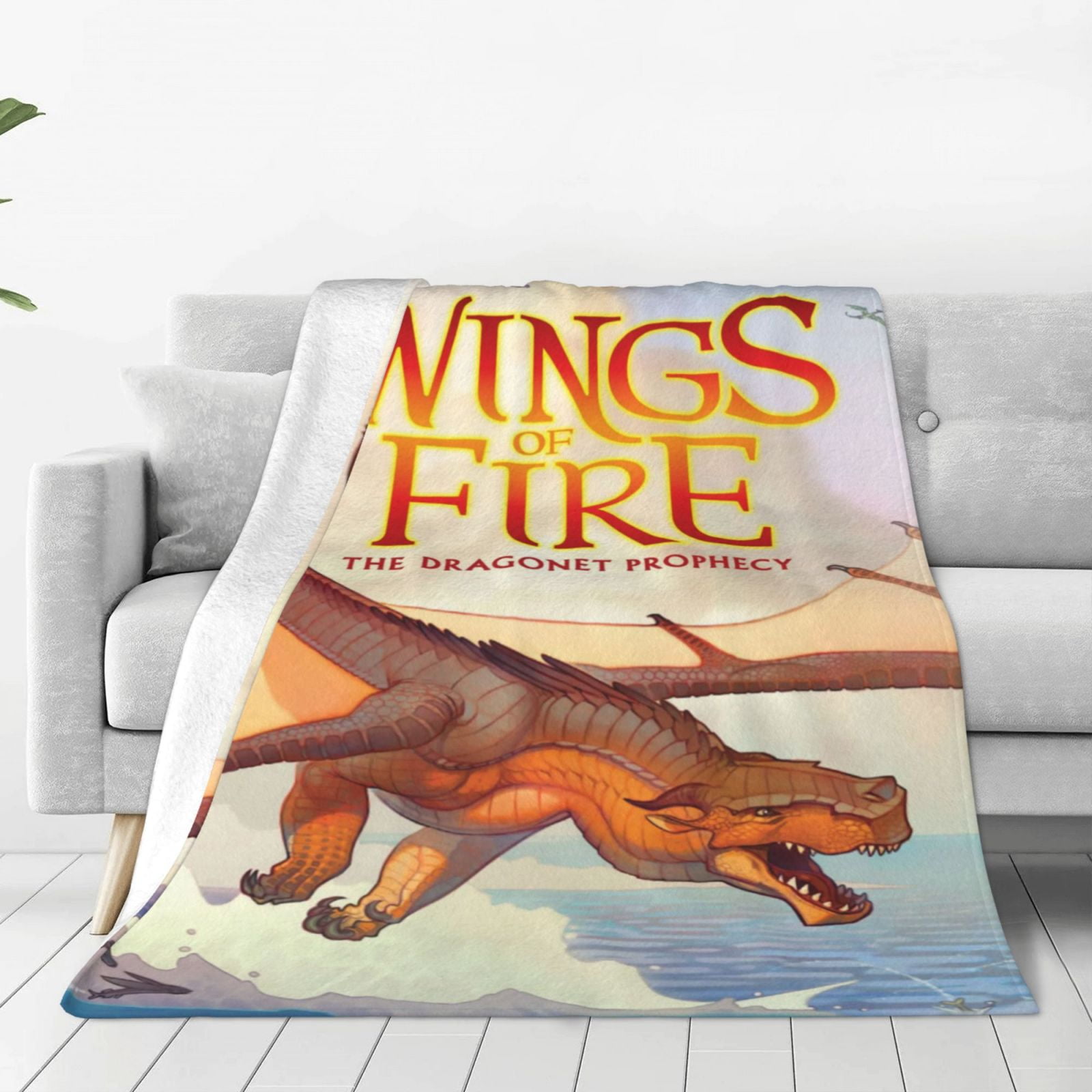 Dragon Wings Of Fire Fleece Blanket Super Soft Cozy Throw Blanket Fuzzy ...
