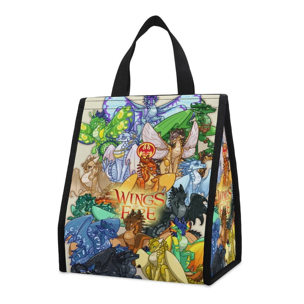 Dragon Wings Of Fire Lunch Bag Insulated, Lunch Box Bag, Reusable Lunch ...