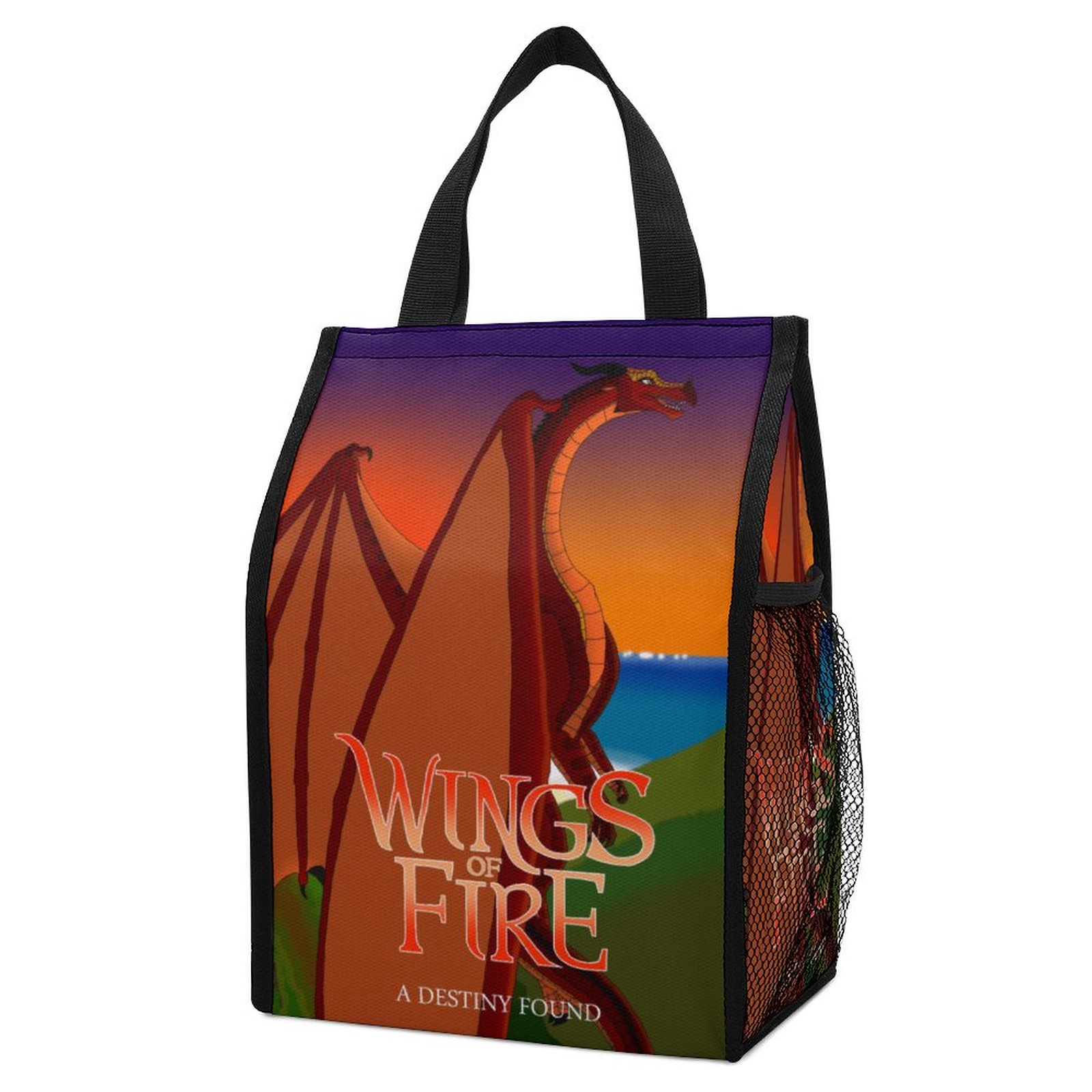 Dragon Wings Of Fire Lunch Bag Insulated, Lunch Box Bag, Reusable Lunch ...