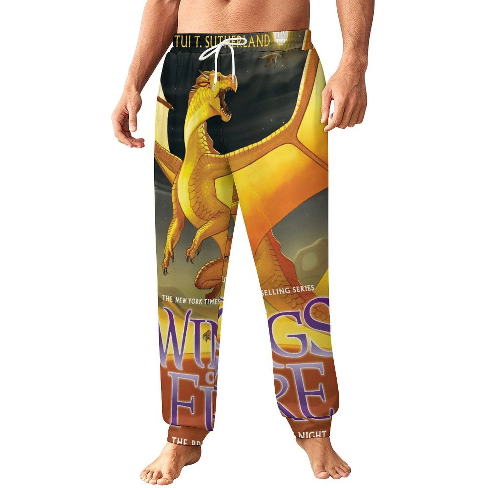 Dragon Wings Of Fire Men's Athletic Joggers Stretch Sweatpants Running ...