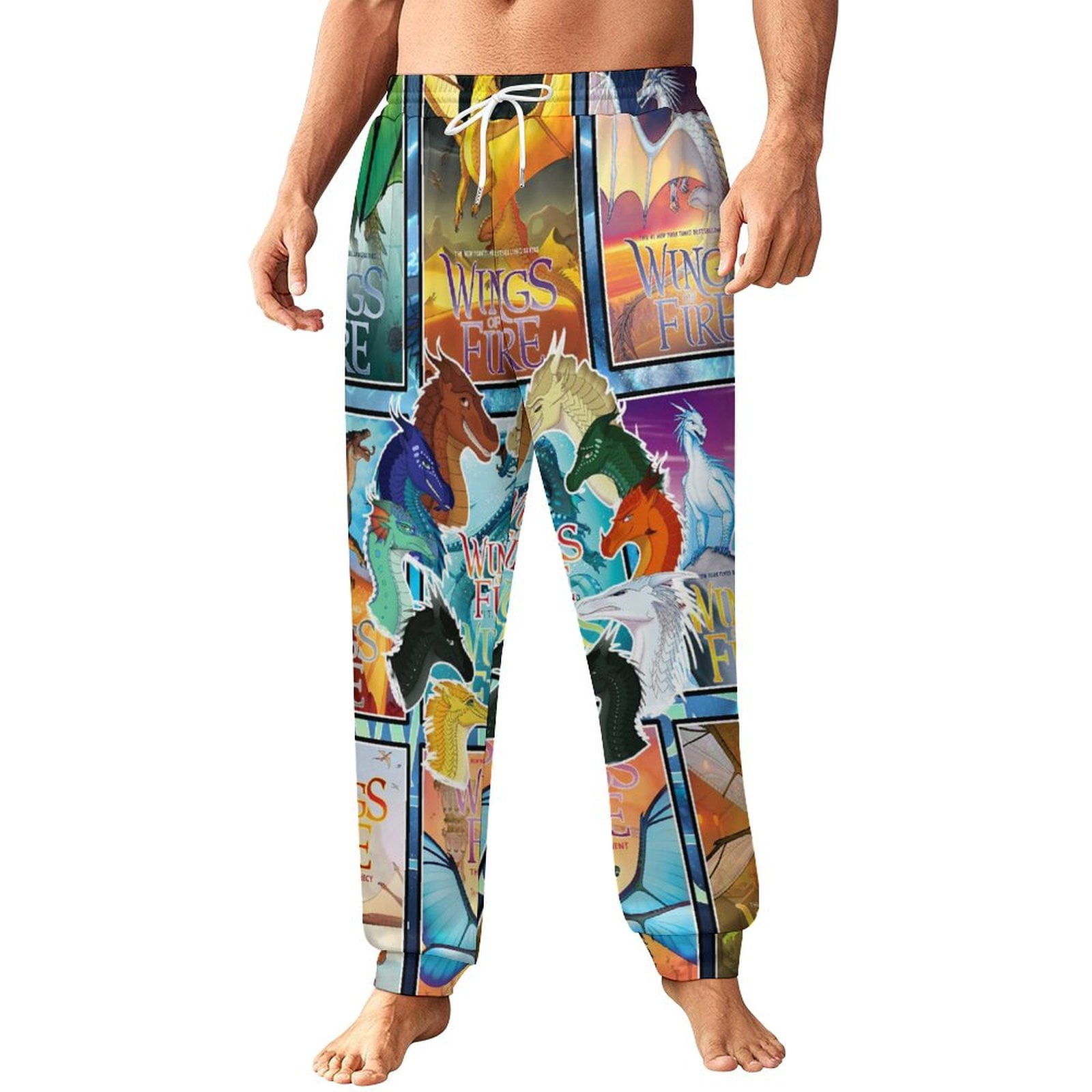 Dragon Wings Of Fire Men's Athletic Joggers Stretch Sweatpants Running ...