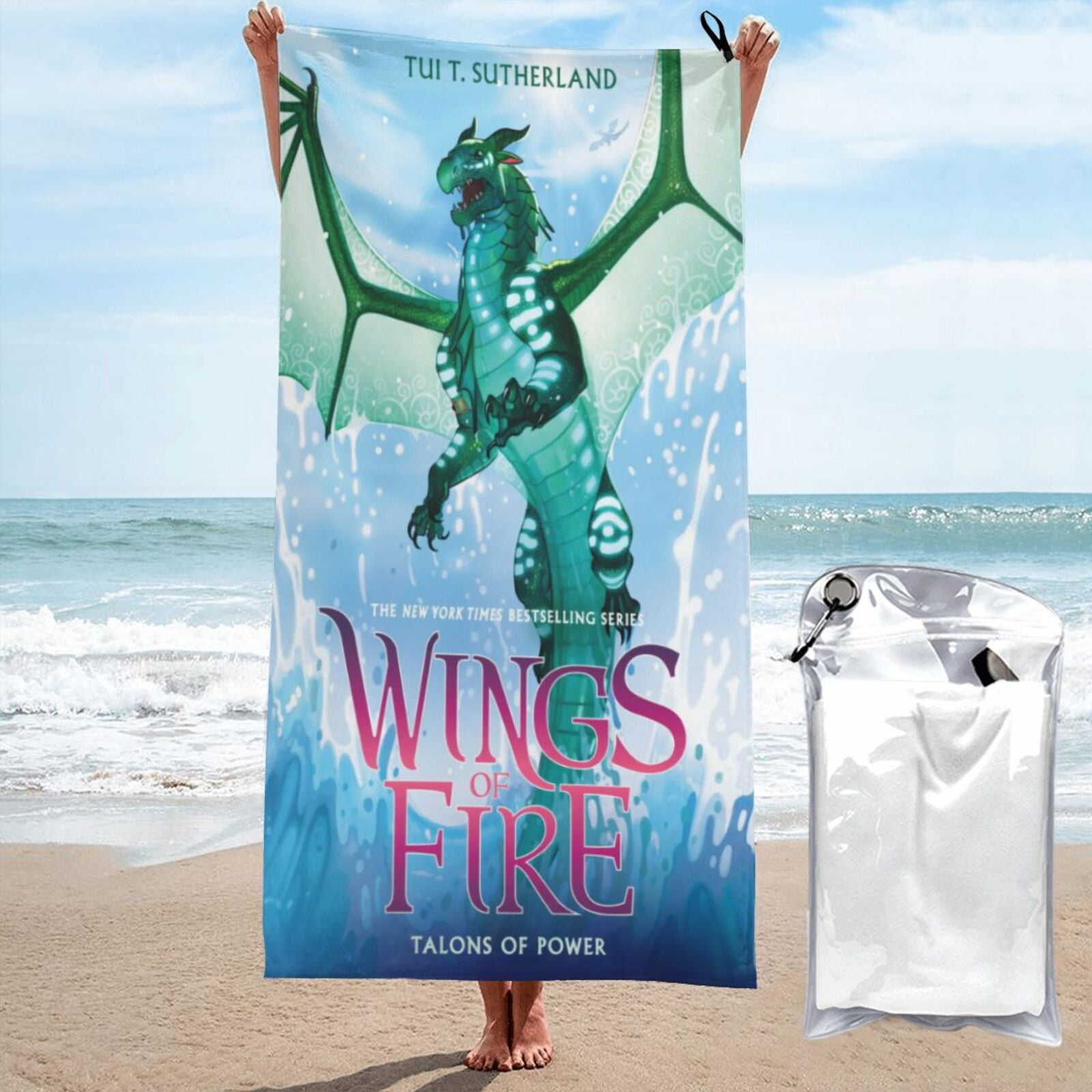 Dragon Wings Of Fire Microfiber Beach Towel Oversized Lightweight Quick ...