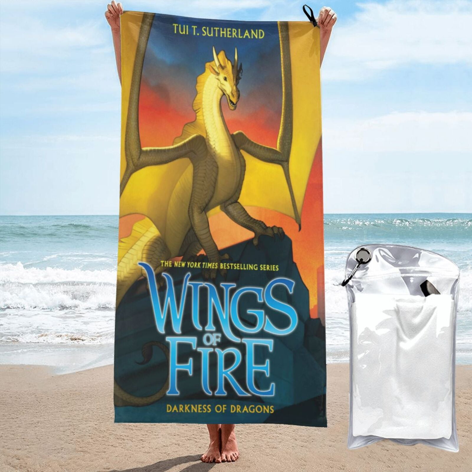 Dragon Wings Of Fire Microfiber Beach Towel Oversized Lightweight Quick ...