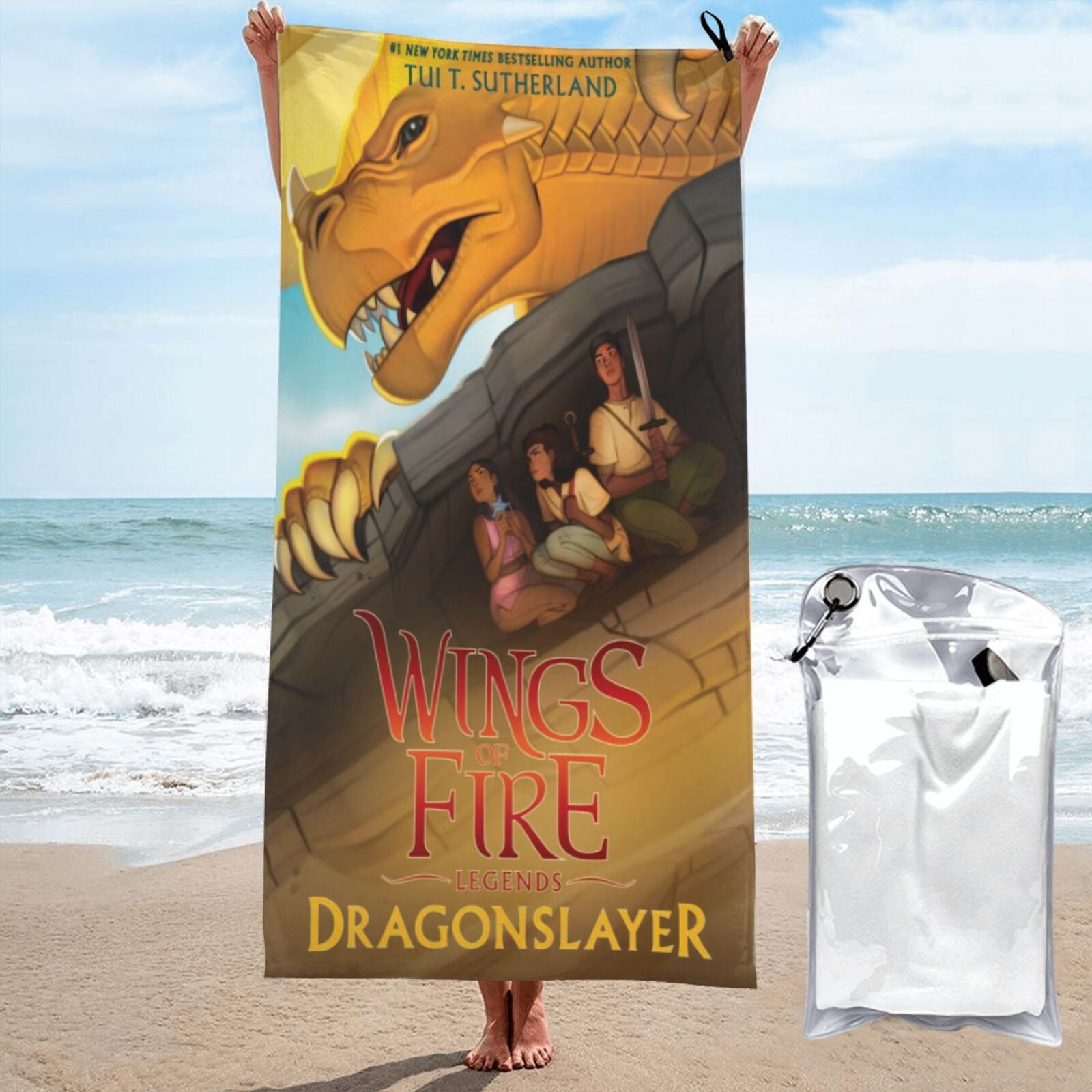 Dragon Wings Of Fire Microfiber Beach Towel Oversized Lightweight Quick ...