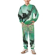 Minecraft Creeper Boys Hoodie Sweatpants 2-Piece Set for Kids and ...
