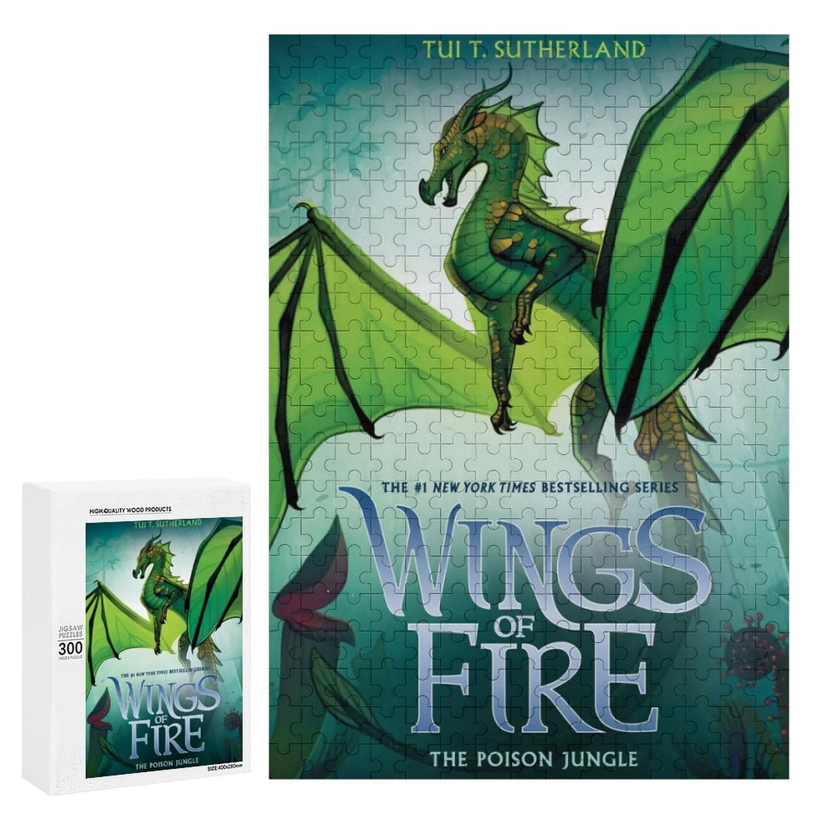 Dragon Wings Of Fire Puzzle - 300 PCS Jigsaw Puzzle - Walmart.com