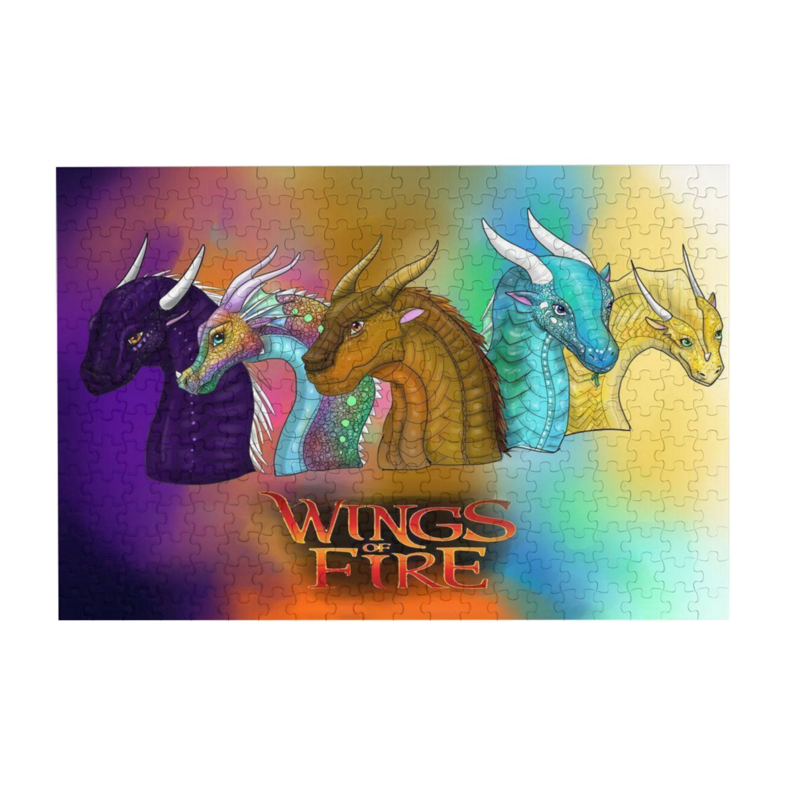 Dragon Wings Of Fire Puzzle - 300 Piece Jigsaw Puzzle For Adults Kids ...