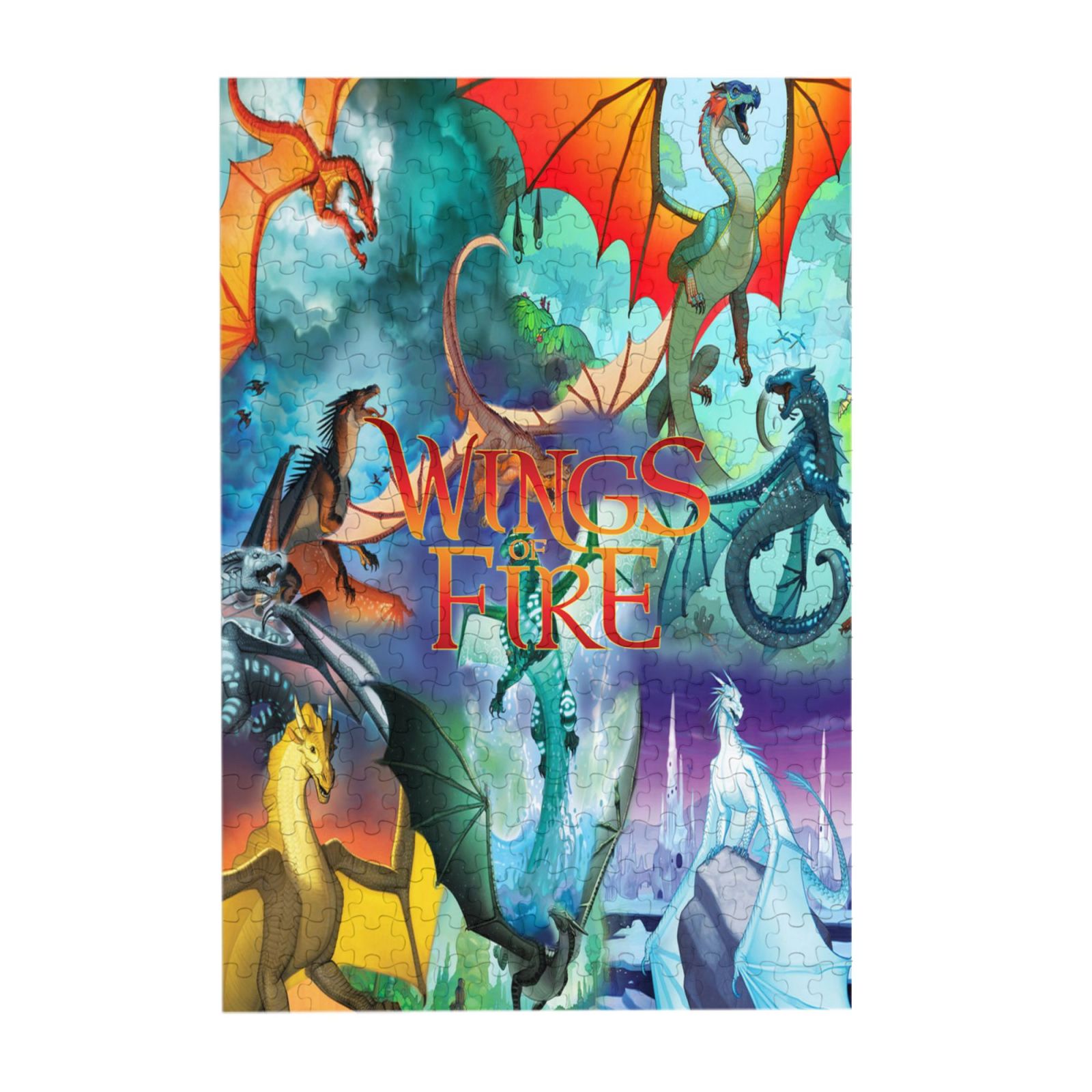 Dragon Wings Of Fire Puzzle - 300 Piece Jigsaw Puzzle For Adults Kids ...