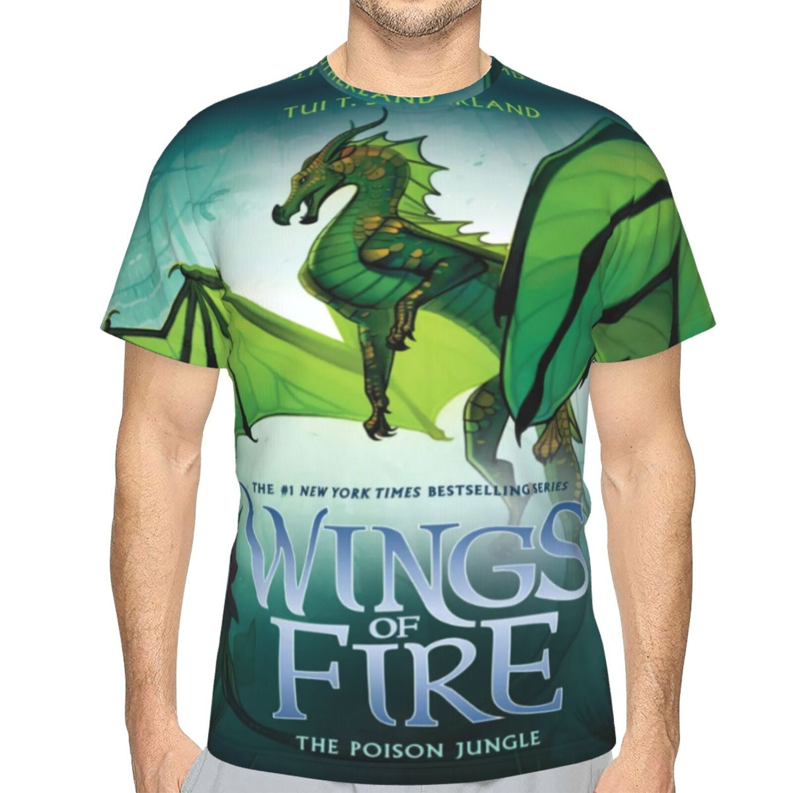 Dragon Wings Of Fire T Shirt 3D Printed Crewneck Graphic Short Sleeve ...