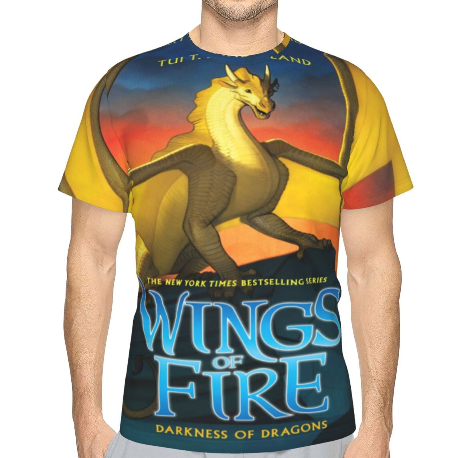 Dragon Wings Of Fire T Shirt 3D Printed Crewneck Graphic Short Sleeve ...
