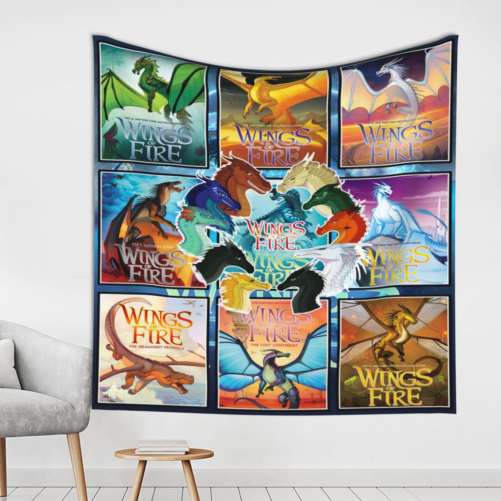 Dragon Wings Of Fire Tapestry Wall Hanging Wall Art Decor Wall Tapestry ...