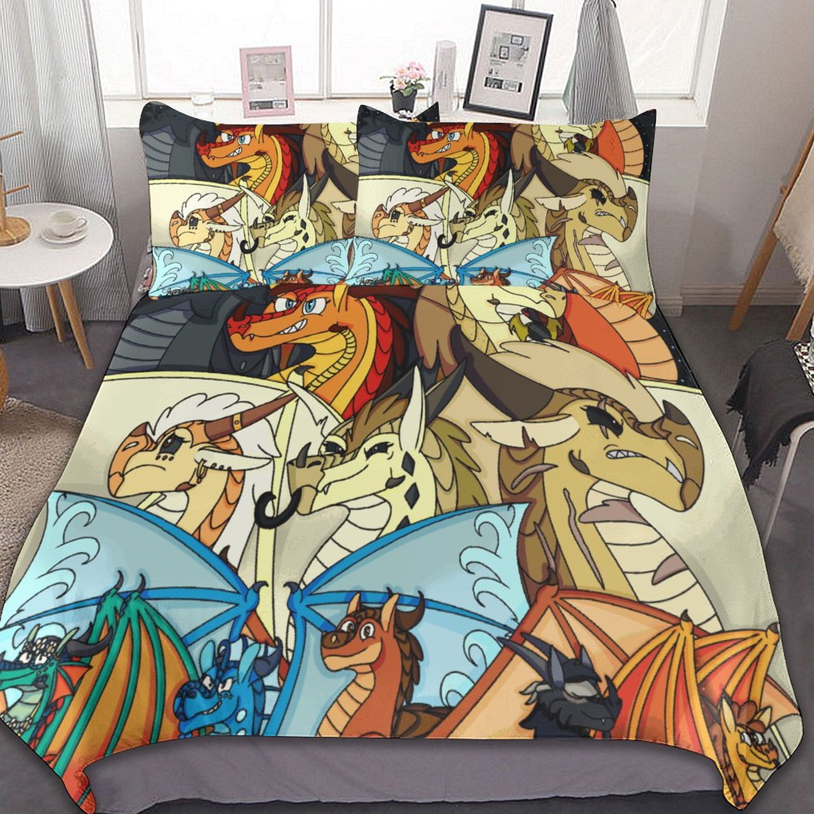 Dragon Wings Of Fire WOF 3 Pieces Bedding Sets Soft Comforter Sets ...