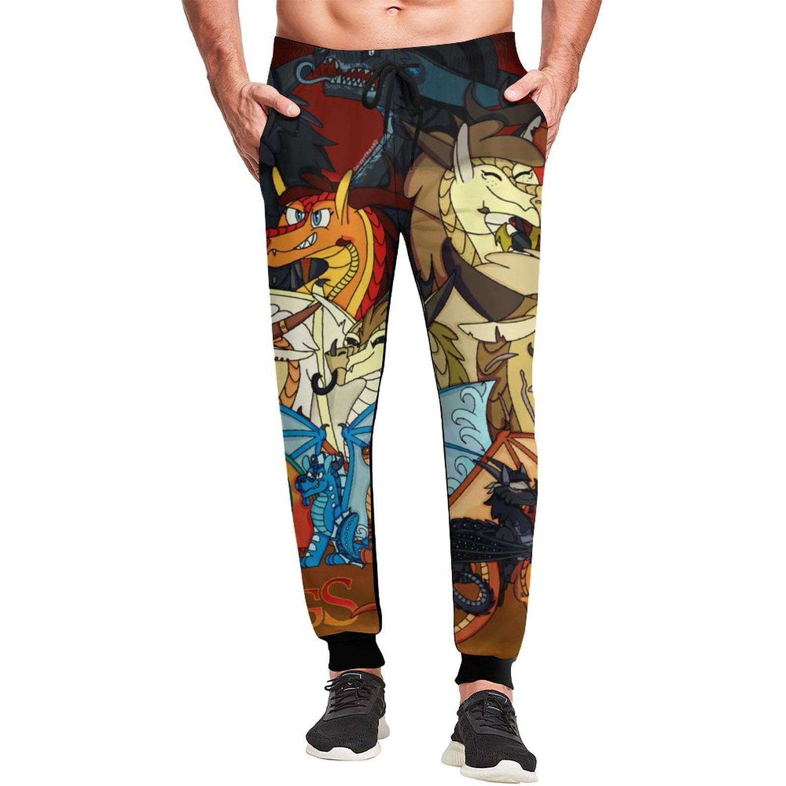 Dragon Wings Of Fire WOF Mens Sweatpants 3D Print Novelty Casual ...