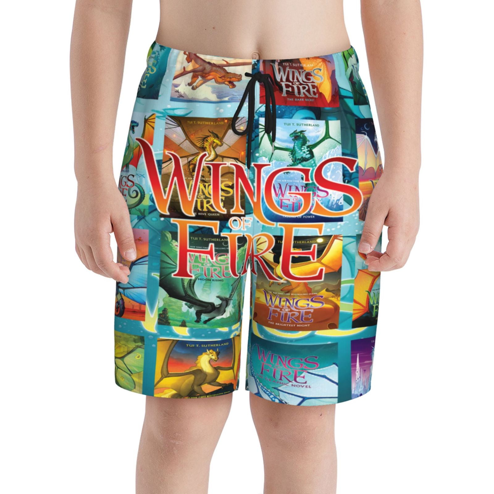 Dragon Wings Of Fire Wof Boy'S Swim Trunks Quick Dry Board Shorts Kids ...