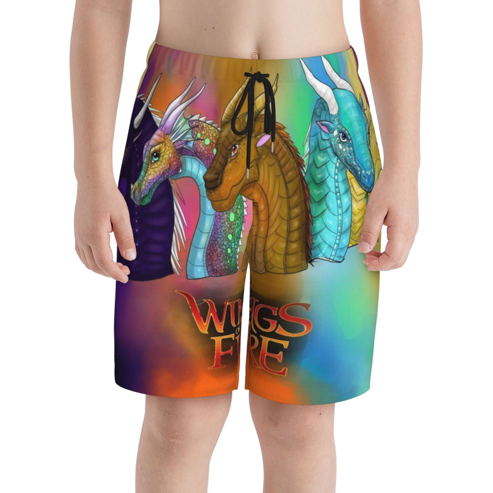 Dragon Wings Of Fire Wof Boy'S Swim Trunks Quick Dry Board Shorts Kids ...
