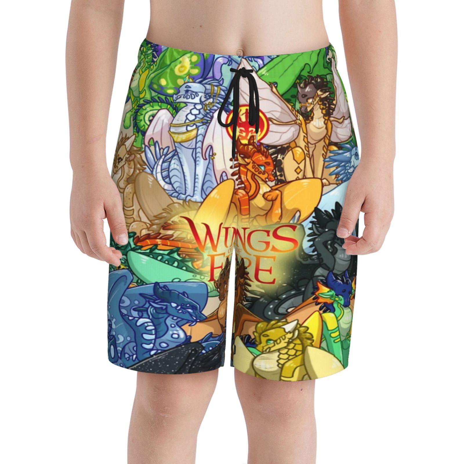 Dragon Wings Of Fire Wof Boy'S Swim Trunks Quick Dry Board Shorts Kids ...