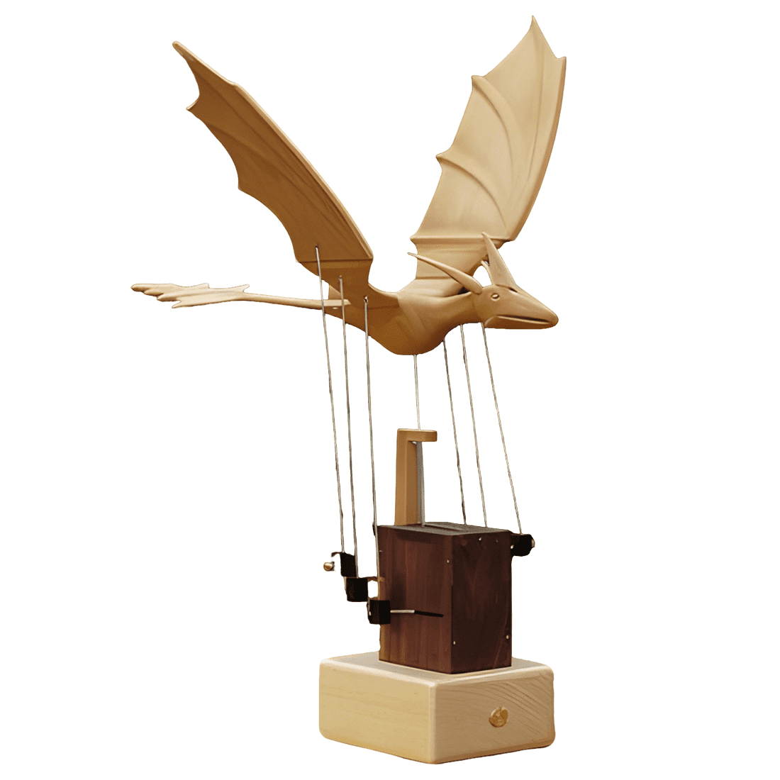 Dragon Wooden Mechanical Model, Western Mythical Animated Flying ...