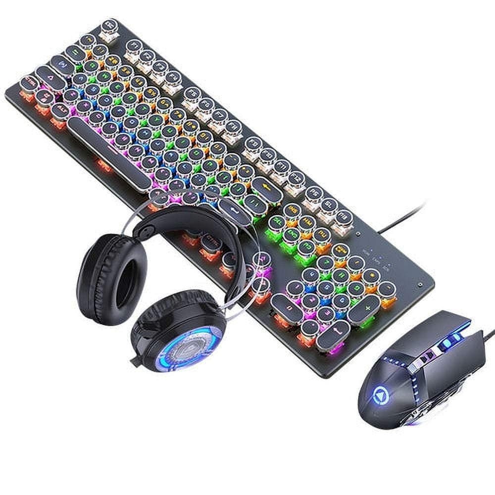 Dragon X1Z Mechanical Gaming Keyboard Mouse Set with Gaming - Walmart.com