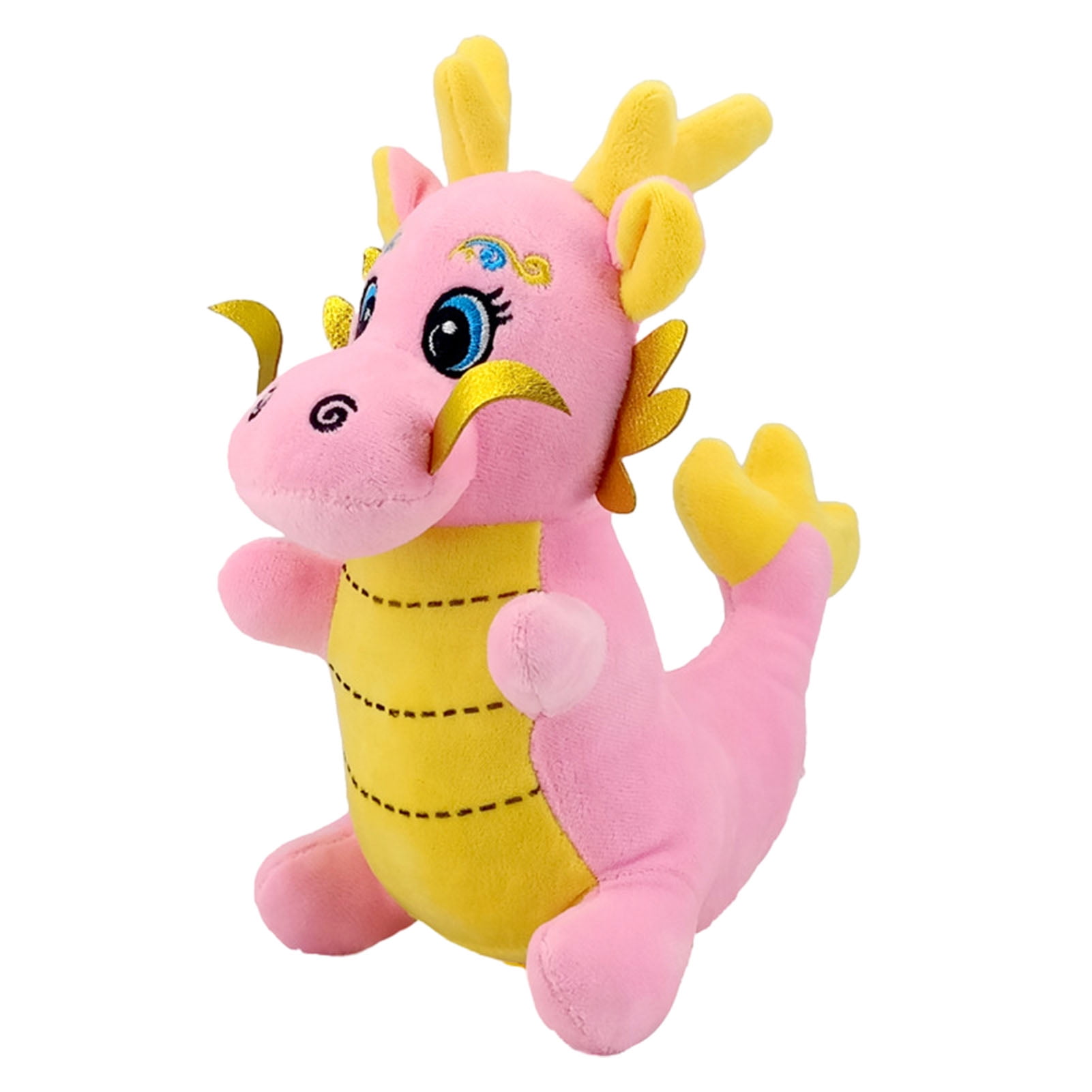 Dragon Year Mascot Plush Toys Cute 2024 New Year Dragon Soft Stuffed ...