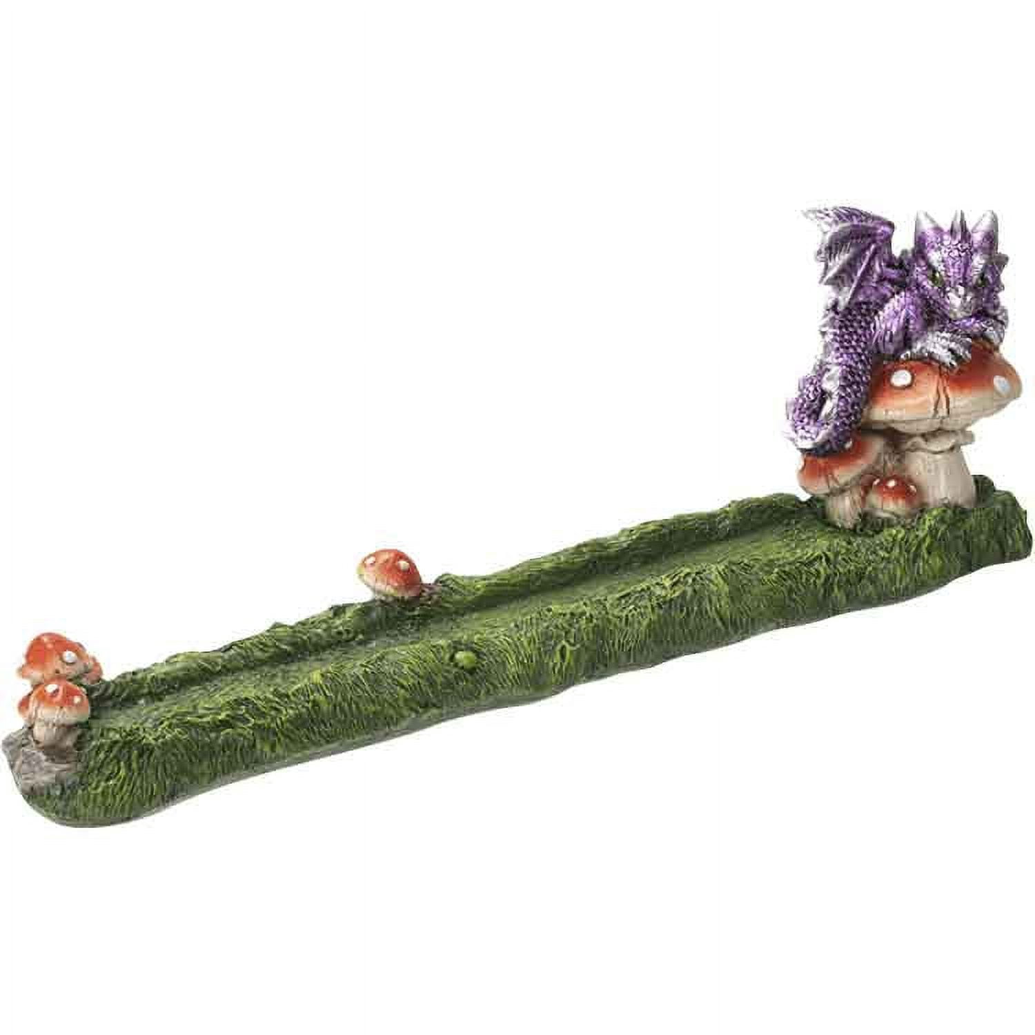Dragon and Mushroom Tray Incense Burner by Medieval Collectibles ...