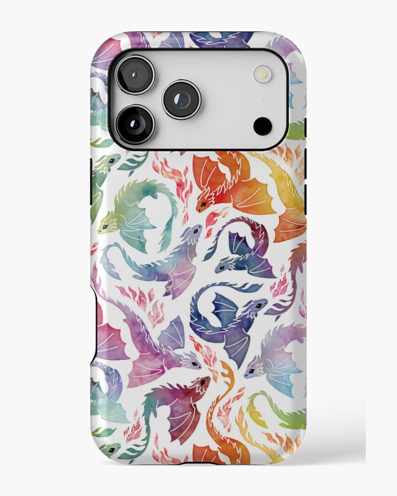 Dragon fire rainbow H255 Premium Durable Case for iPhone 17 16 15 14 13 ...