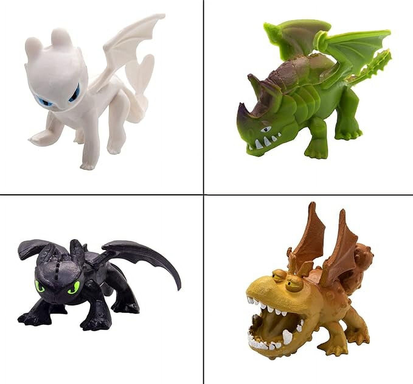 Dragon httyd (Set of 12 pcs) / Light Fury, Night Fury (Toothless ...