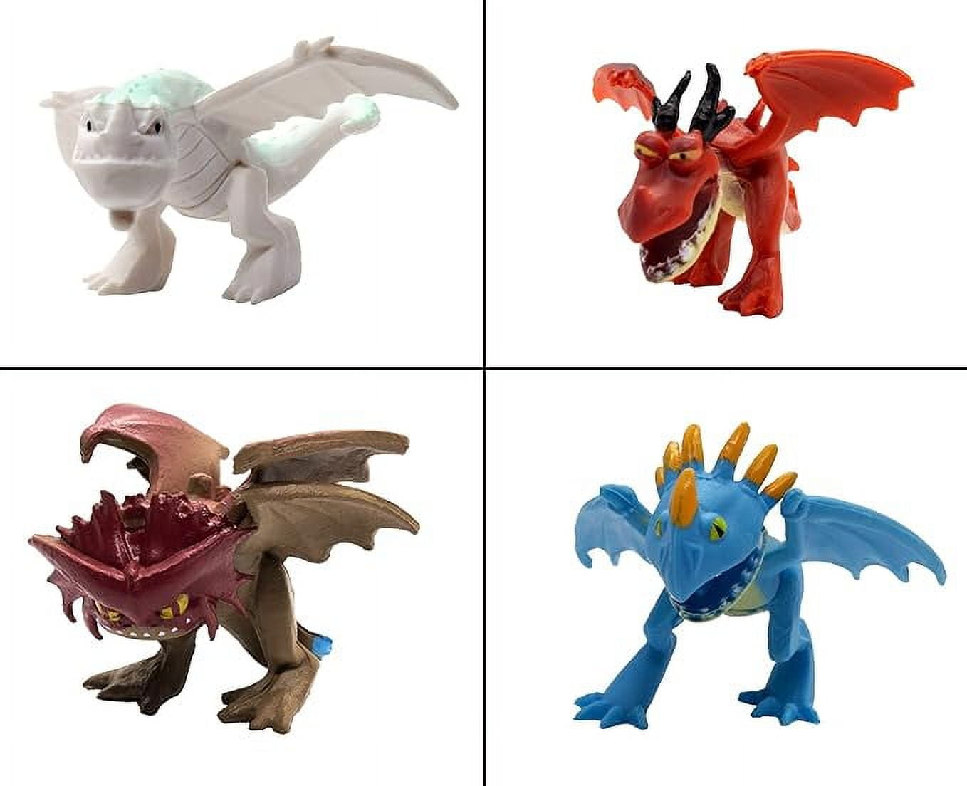 Dragon httyd (Set of 12 pcs) / Light Fury, Night Fury (Toothless ...