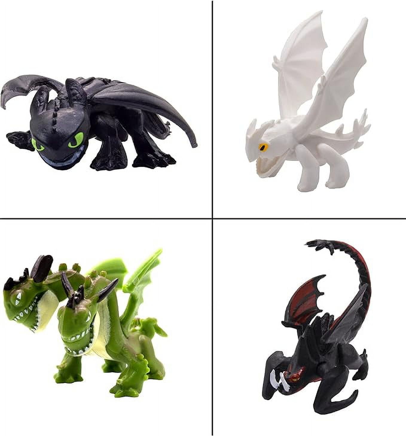 Dragon httyd (Set of 12 pcs) / Light Fury, Night Fury (Toothless ...