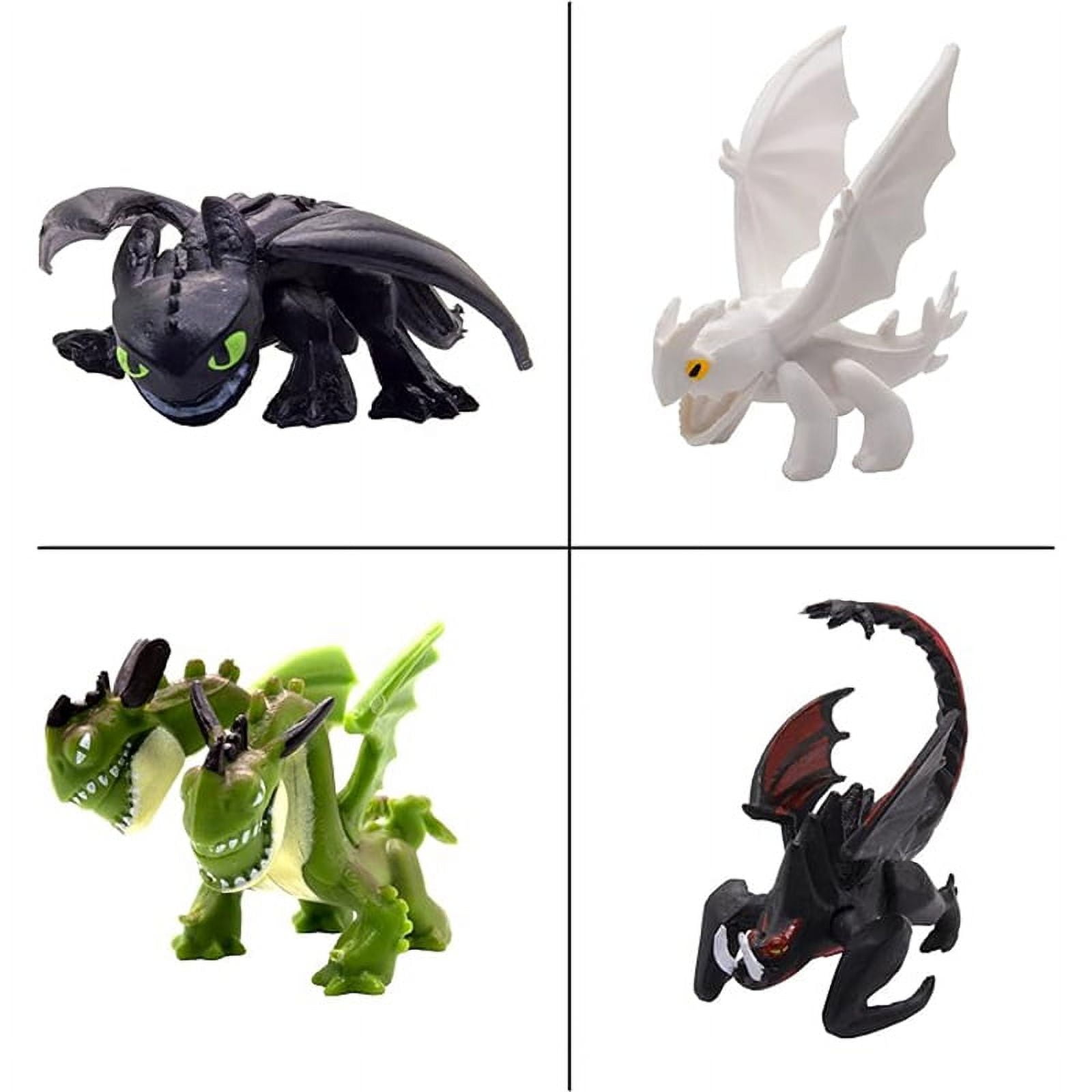 Dragon httyd (Set of 12 pcs) / Light Fury, Night Fury (Toothless ...