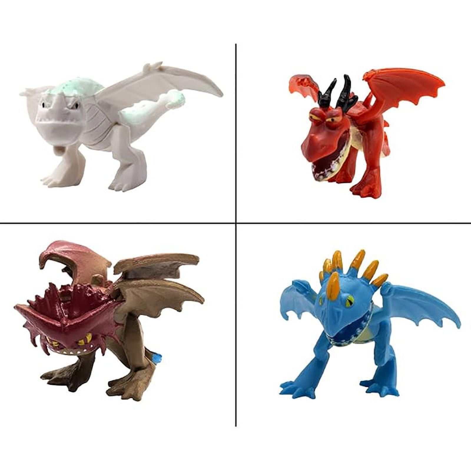 Dragon httyd (Set of 12 pcs) / Light Fury, Night Fury (Toothless ...