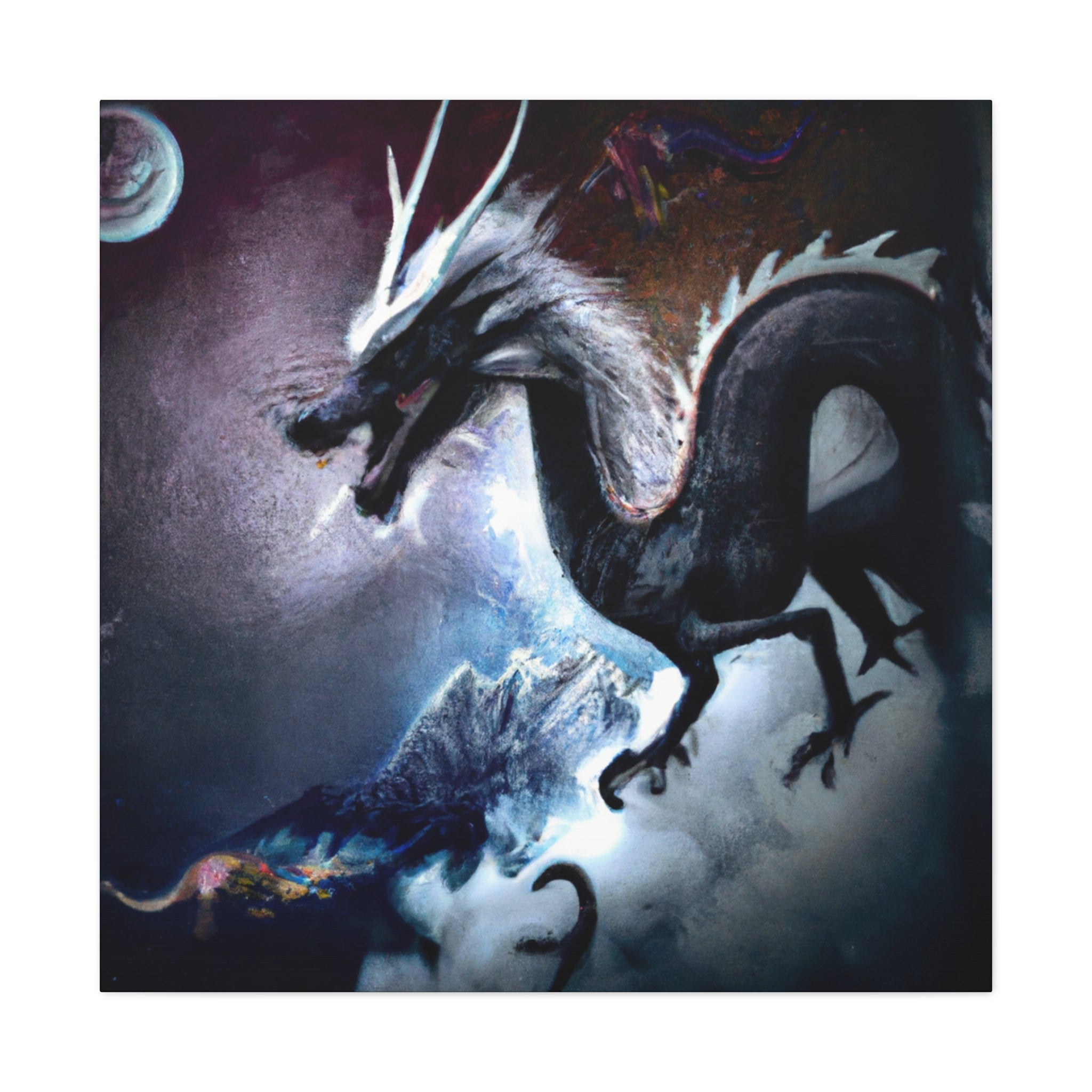 Dragon in Dreamscape - Canvas - Walmart.com