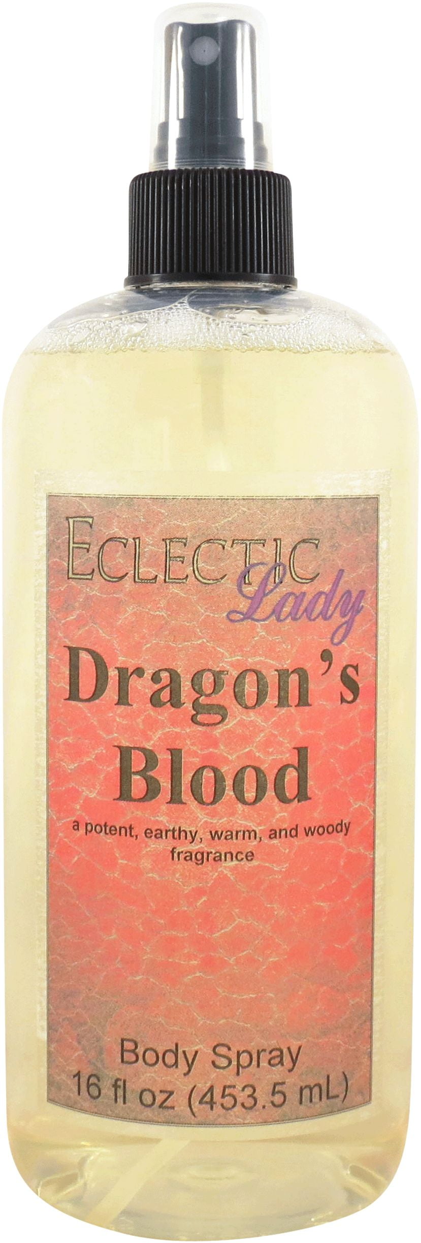 Dragon's Blood Body Spray, Eclectic Lady, Hydrating Mist, Unisex, 16 oz ...
