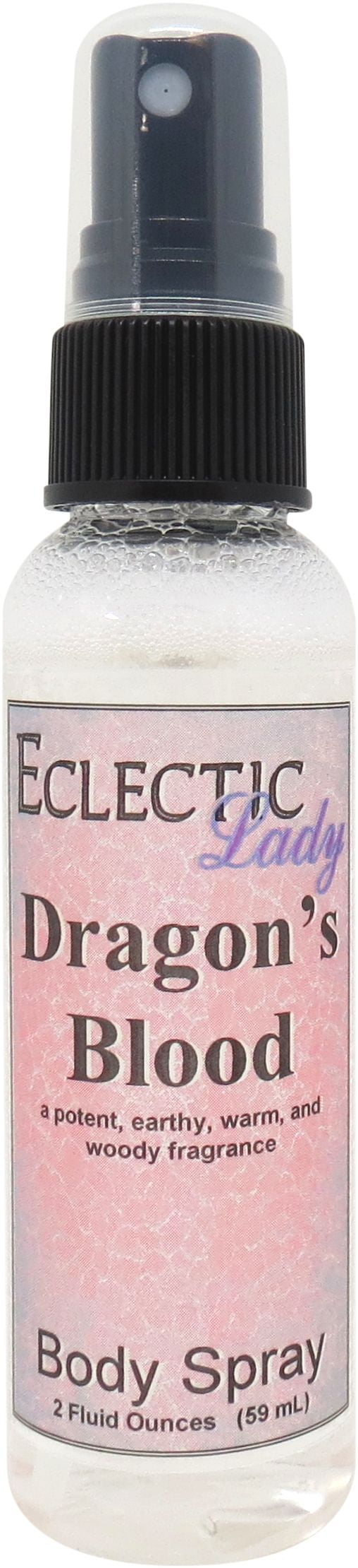 Dragon's Blood Body Spray, Eclectic Lady, Hydrating Mist, Unisex, 2 oz ...