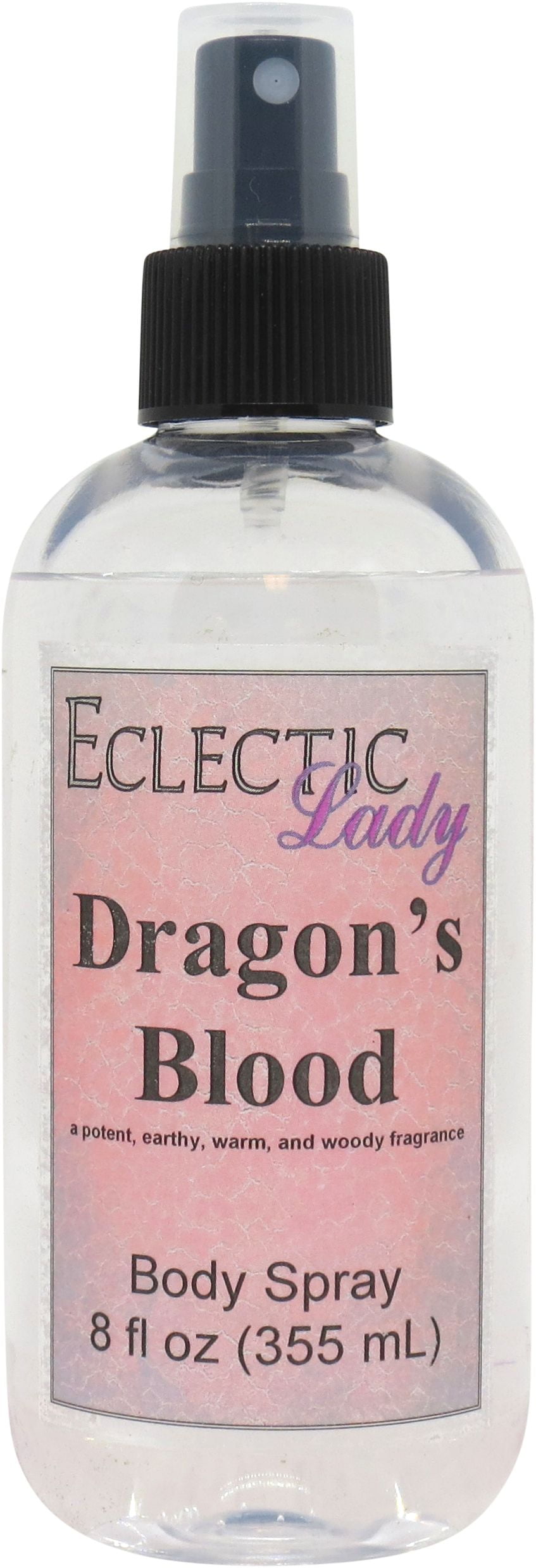 Dragon's Blood Body Spray, Eclectic Lady, Hydrating Mist, Unisex, 8 oz ...