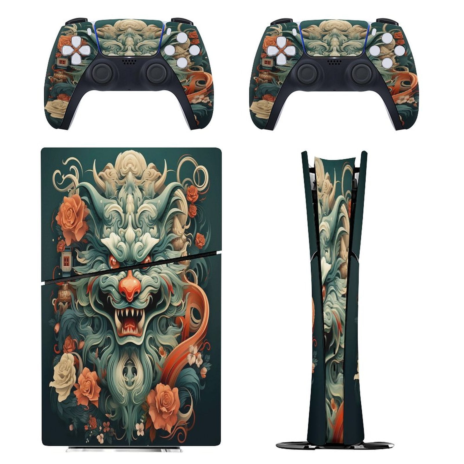 Dragon's Head, Kamui PS5/PS5 Slim Digital Disc Skin Sticker For Console ...