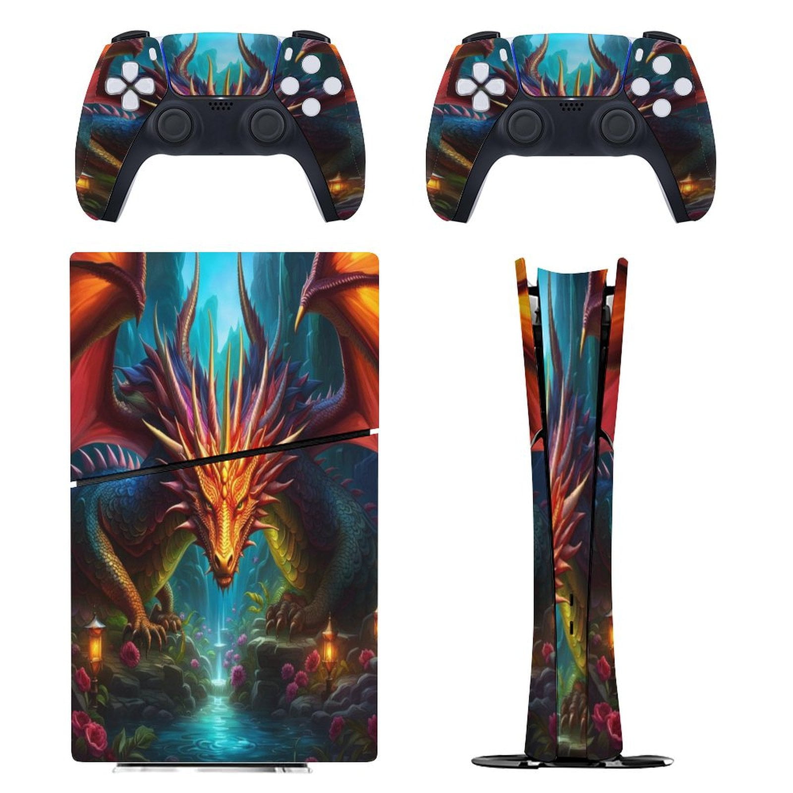 Dragon's Head, Monster PS5/PS5 Slim Digital Disc Skin Sticker For ...